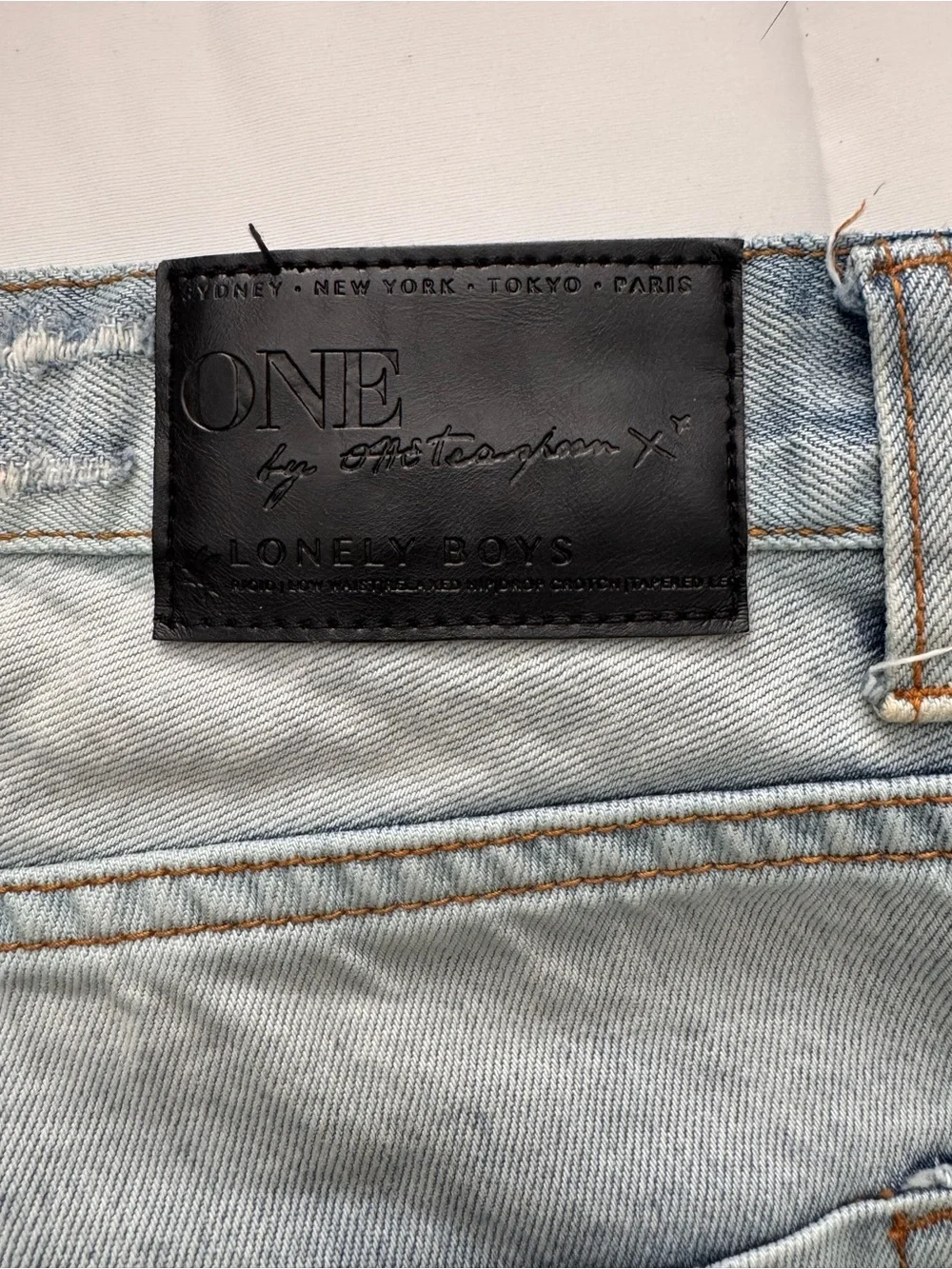 One Teaspoon | Jeans | One Teaspoon Light Blue Distressed Jeans With ...